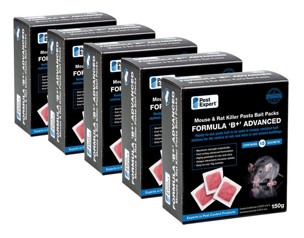 Formula 'B' Rat & Mouse Poison Paste Bait 750g (5 x 150g ...
